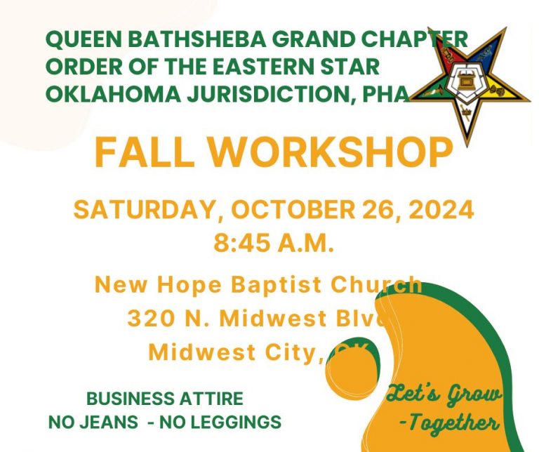 Oklahoma Grand Chapter OES-PHA